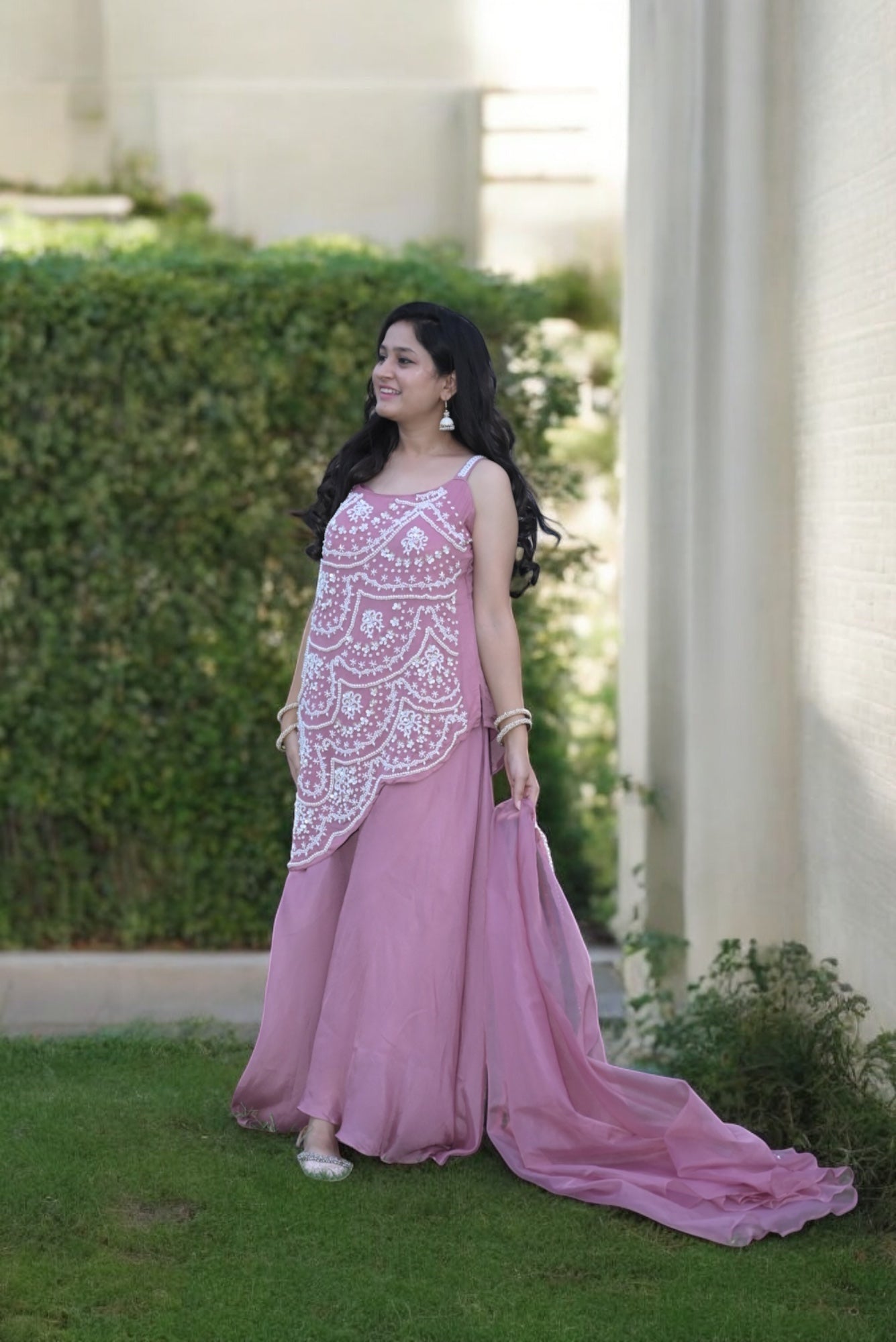 Sakhi Asymmetric Mauve Rhythm – SAKHI LUXE